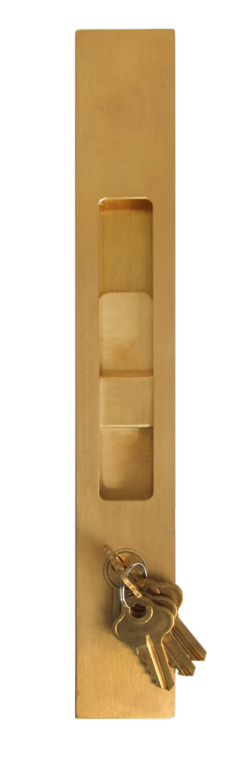 HB1830 Key Locking Flush Bolt (Round Throw) - Halliday + Baillie